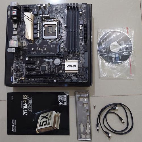 Jual motherboard asus z170m plus second bekas fullset mulus LGA 1151 ...