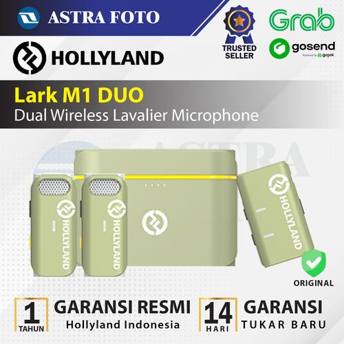 Promo Hollyland Lark M1 Duo All-In-One Wireless Microphone (TX+TX+RX) Mint Cicil 0% 3x - Jakarta ...