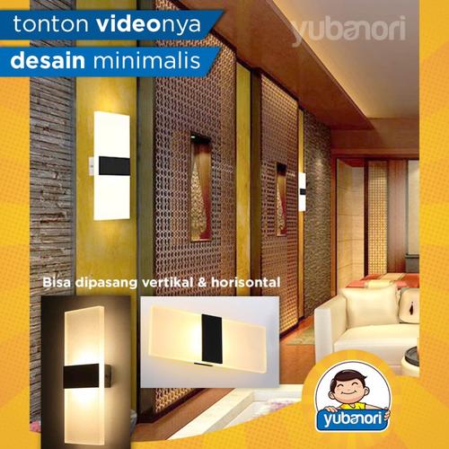 Jual lampu led dinding minimalis 3W kamar Interior wall lamp room ...
