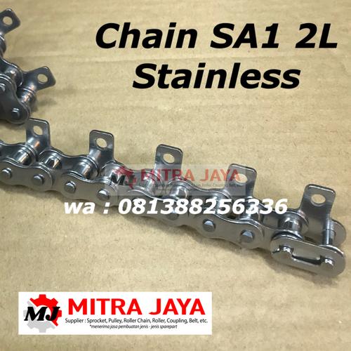 Jual RANTAI RS 40 SA1 2L STAINLESS SUS 204 ROLLER CHAIN SINGLE KUPING ...