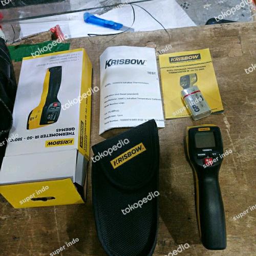 Jual TERMOMETER INFRARED KRISBOW THERMOMETER IR -50 TO 380 C 10206574 ...