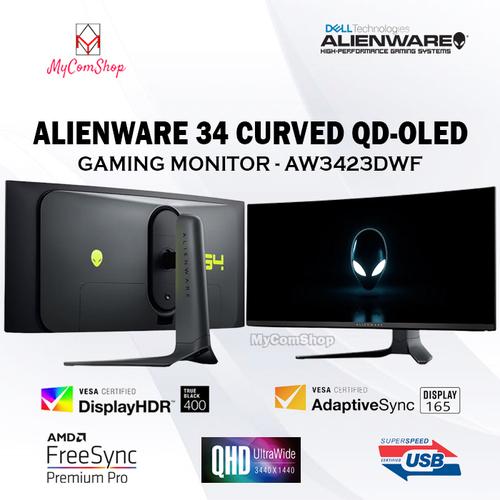 Jual DELL ALIENWARE MONITOR GAMING 34 CURVED QD-OLED - AW3423DWF ...