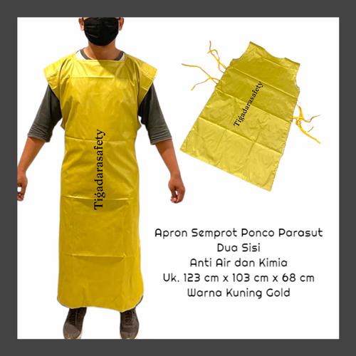 Jual Apron Semprot Ponco Parasut 123 cm x 103 cm x 68 cm Warna Kuning ...