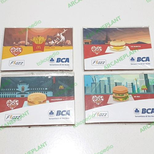 Jual Flazz BCA edisi McD McDonald's set | Bukan kartu etoll emoney ...