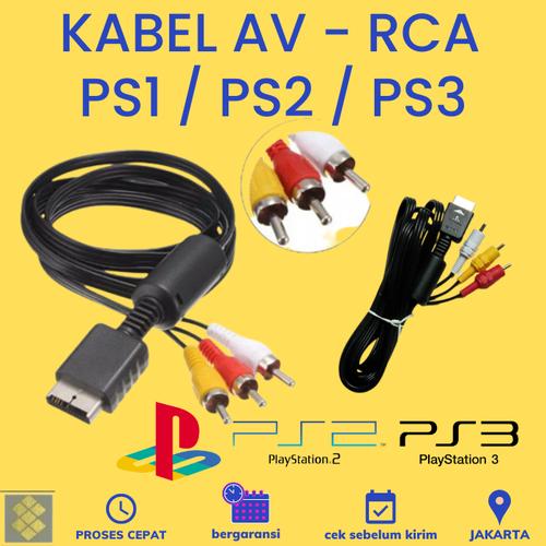 Jual Kabel AV / RCA PS2 Kabel AV Playstation Kabel RCA PS3 - Jakarta ...