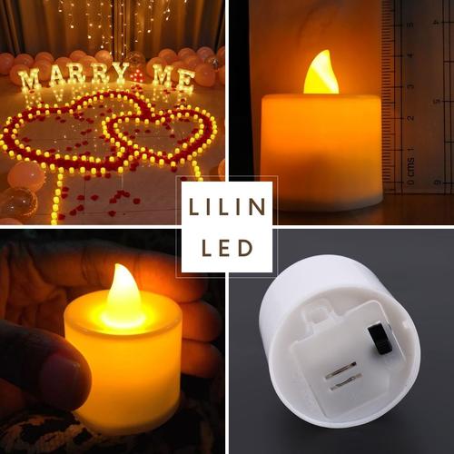 Promo Lampu Lilin LED TERMASUK BATERAI - Lilin ELEKTRIK Dekorasi Lampu ...