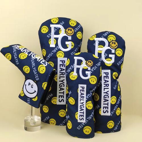 Jual Golf Head Cover pearlygates headcover letter smiley - hybrid ...
