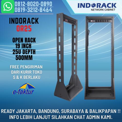 Jual INDORACK OR25 - OPEN RACK 19 INCH 25U RACK SERVER / RAK CABINET ...