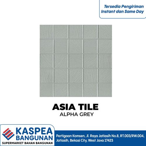 Jual KERAMIK LANTAI ASIA TILE ALPHA GREY 25X25 - 25X25 - Kota Bekasi ...