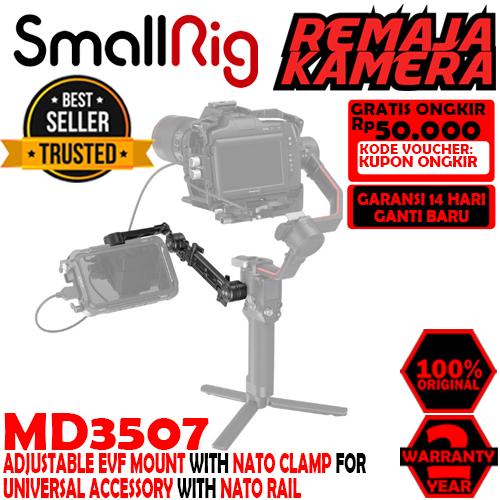 Promo SMALLRIG ADJUSTABLE EVF MOUNT WITH NATO CLAMP MD3507 3507 - RESMI ...