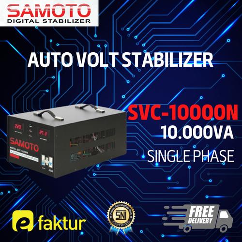 Jual STABILIZER AUTO VOLT SAMOTO 10KVA SERVO MOTOR 10000VA - Kota ...