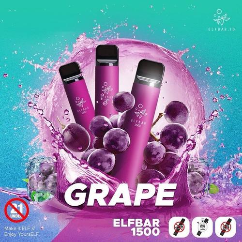Jual Vape elfbar podstick 1500 puff disposable - grape - Jakarta Barat ...