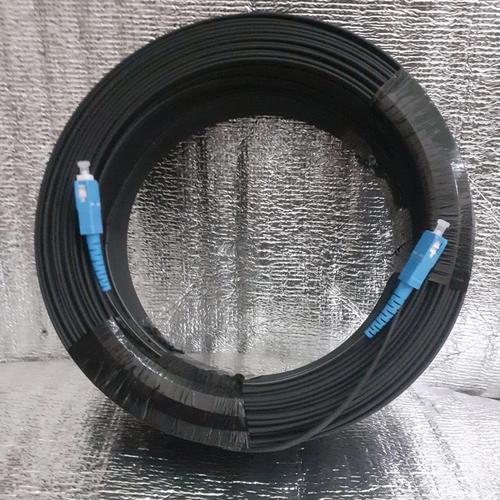 Jual kabel fo 1 core 3 seling DC panjang 55M SC upc ftth siap pakai ...