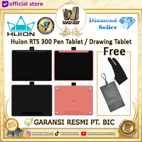 Promo NEW HUION RTS 300 / RTS300 Drawing Pen / Pen Tablet Garansi Resmi ...