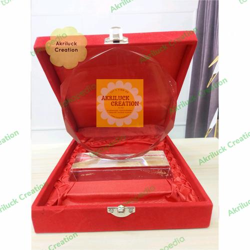 Jual Plakat Polos Akrilik Model Diamond Tebal 1,5 cm / 2 cm + dus box ...