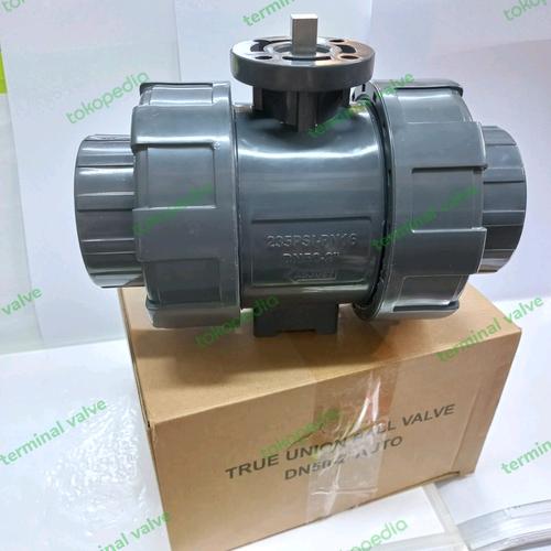 Jual ball valve pvc moubting 2"/mountingpad ball valve pvc 2inch ...