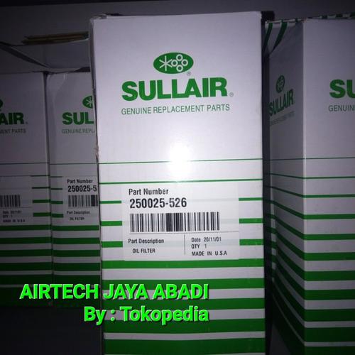 Jual OIL FILTER 250025-526 SULLAIR KOMPRESSOR - Kab. Bandung - AIRTECH ...