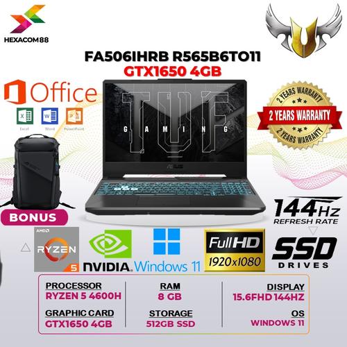 Promo ASUS TUF FA506IHRB GTX1650 RYZEN 5 4600H 8GB 512SSD W11 FHD 144HZ ...