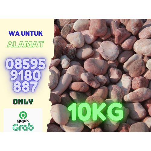 Jual Batu Taman Hias MERAH Ukuran 2-3cm Karung 10 kg - 2-3 cm S - Kota ...