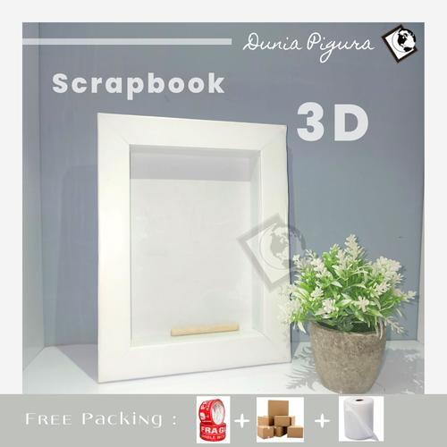 Jual Bingkai Foto Mahar 3D Scrapbook 6R / A5 (15 x 20 cm) / Gift Ultah ...