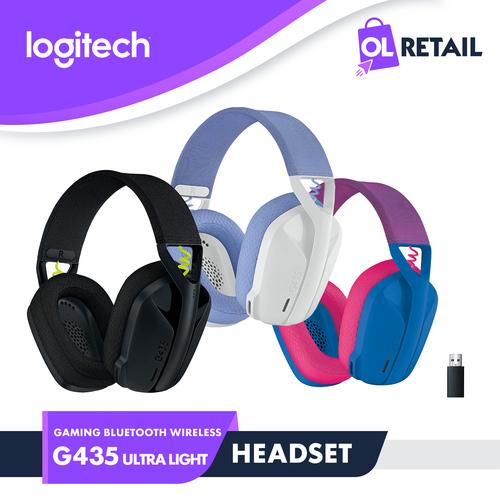 Promo Logitech G435 Headset Gaming Bluetooth Wireless Ultra-light ...