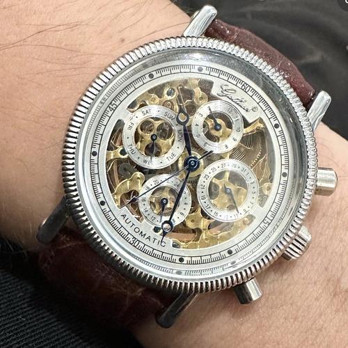 Jual Gallucci Watch Skeleton RARE Vintage not Zenith Seiko - Jakarta ...