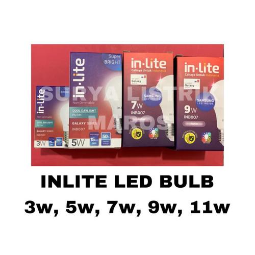 Jual LAMPU INLITE LED 9 WATT INB007 PUTIH KUNING - Putih - Kab. Maros ...