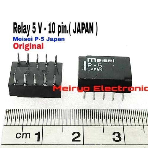 Jual Relay MEISEI P-5 /P5/5.VDC ( relay meisei p5 5 v Dip 10 pin ...