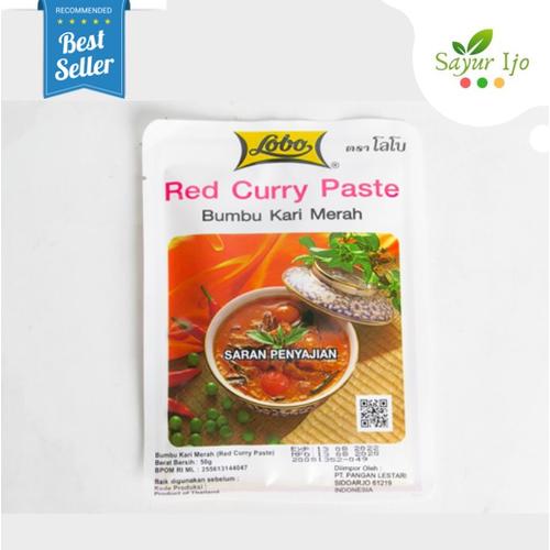 Jual Lobo Red Curry Paste 50 Gram Bumbu Kari Merah Thailand Masak ...