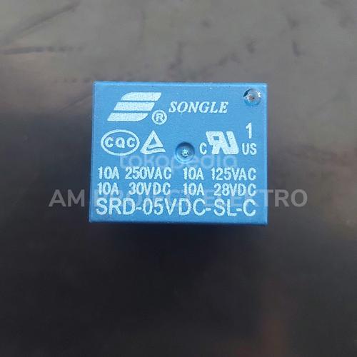 Jual Relay 5V 10A Relay 5VDC 10A SRD - 05VDC - SL - C - Kab. Bogor - AM ...