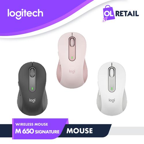 Jual Mouse Logitech M650 / M 650 Wireless Signature Mouse - Off White ...
