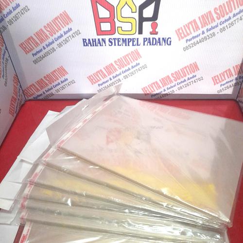 Jual KERTAS INKJET TRANPARAN FILM STEMPEL HARGA PERLEMBAR - Kab ...