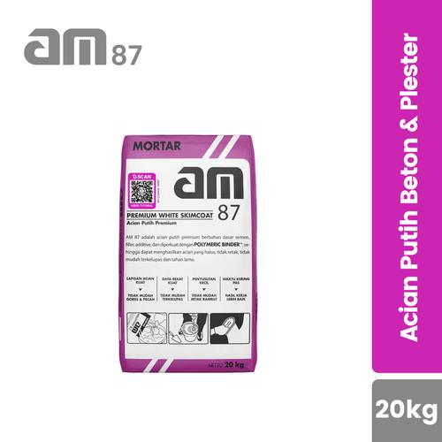 Promo AM 87 ACIAN PUTIH DI ATAS BETON & PLESTER kemasan 20kg - Jakarta ...