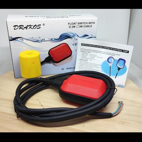 Jual float switch DRAKOS kabel 2 m meter floating pelampung tandon ...