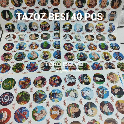 Jual Tazoz Tazos Besi isi 40 pcs / Tazos / Mainan Anak - Tazoz TB02 ...