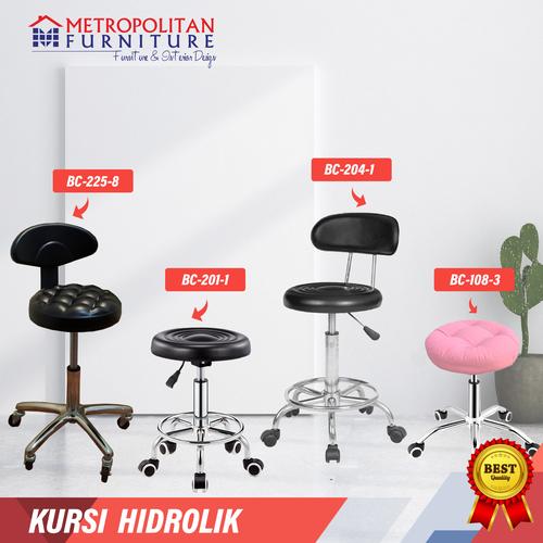 Jual Kursi Salon Hidrolik Bulat / Barstool / Kursi Lab Roda - 225 ...