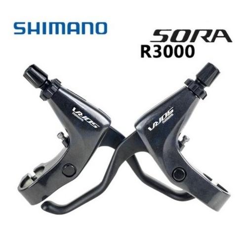 Jual shimano brake lever set sora R3000 rem mekanik flat bar R 3000 ...
