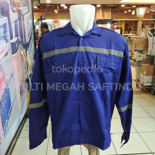 Jual Baju Safety Bahan America Drill Warna Biru BCA - Jakarta Barat ...
