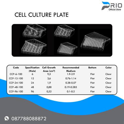 Jual Cell Culture Plate Consumable Laboratorium - 96 Hole - Kota ...