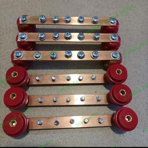 Jual busbar tembaga 5mm x 30mm x 200mm - busbar grounding 5mm - murni ...