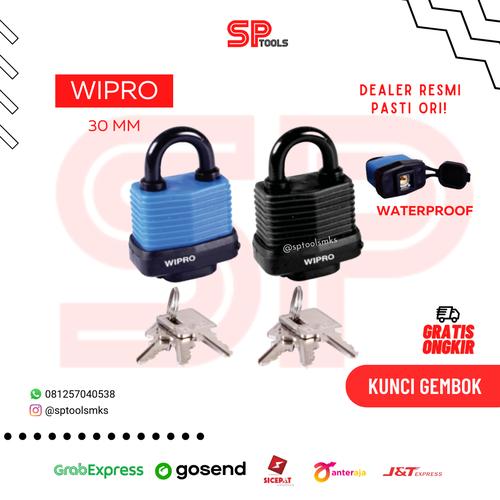 Jual GEMBOK PINTU RUMAH PAGAR WATERPROOF / ANTI AIR 30MM 30 MM WIPRO ...