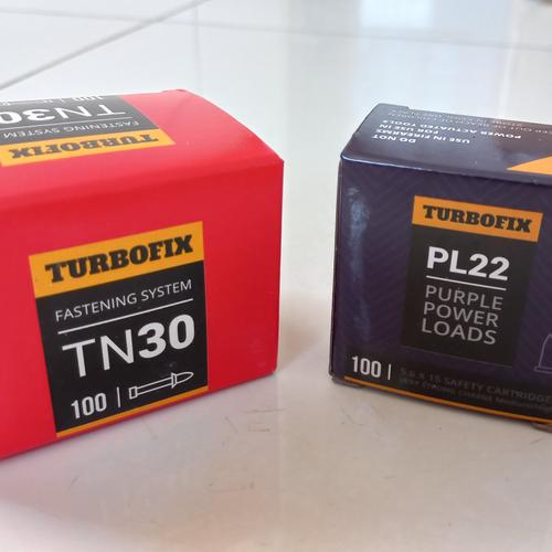 Jual Paku ramset plafon gypsum TURBOFIX PL22 dan TN30 isi 100 pasang ...