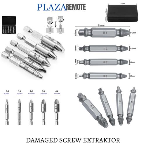 Jual MATA BOR EXTRAKTOR SEKRUP BAUT RUSAK 2 SISI SCREW EXTRAKTOR - 5IN1 ...