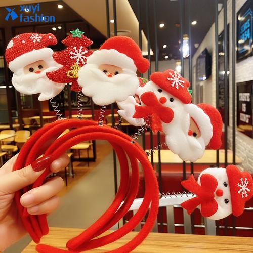 Jual Bando Desain Kartun Santa Claus Untuk Dekorasi Pohon Natal (VC ...