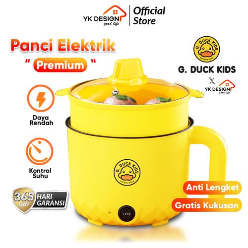 Jual YK DESIGN X G.DUCK Panci Penggorengan Elektrik Kapasitas 1.8L YK ...