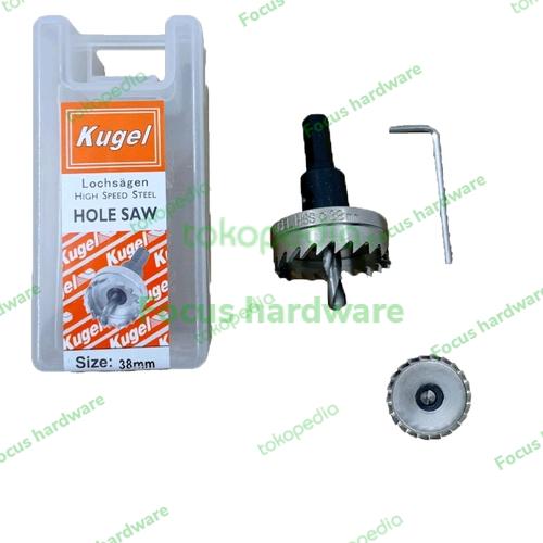 Jual Hole Saw Besi 38mm / HoleSaw Besi 38mm / Mata Bor Besi 38mm KUGEL ...