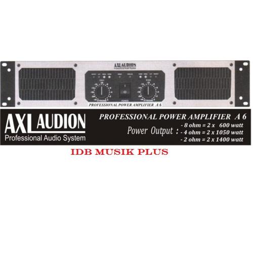 Jual Power Ampli Class AB Axl Audion A6 A 6 Original AXL AUDiON ...