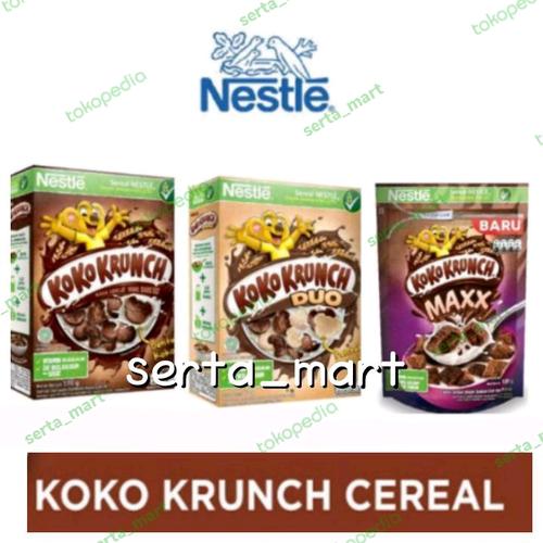 Jual Nestle Koko Krunch Cereal Coklat Box 170gr - Box Duo 330gr - Pouch ...