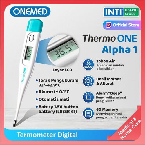 Promo ONEMED | Thermometer ThermoOne Alpha 1 | Termometer Digital Kaku ...