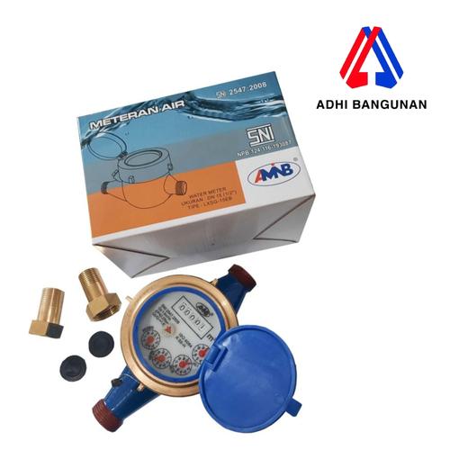Jual Meteran Air Besi 1/2'' SNI Standar PDAM Meter Air IMD WM BESI ...